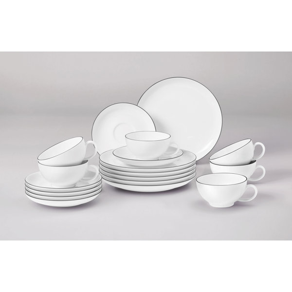 Seltmann Weiden 18 Piece Porcelain Dinnerware Set - Service for 6 | Wayfair.co.uk